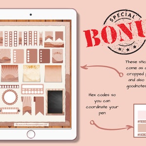 BOHO DIGITAL NOTEBOOK Goodnotes Digital Diary Journal - Etsy