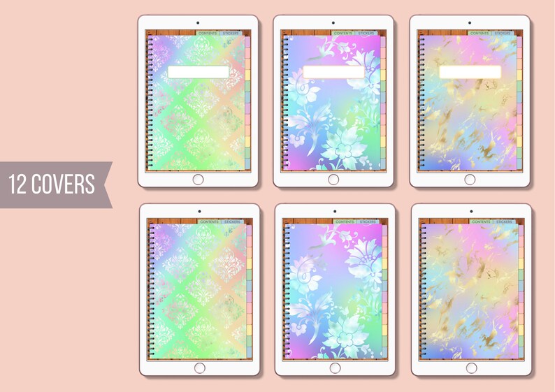 Rainbow DIGITAL NOTEBOOK Goodnotes Digital Diary Journal | Etsy UK