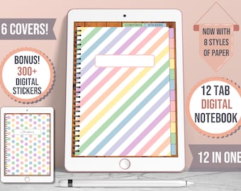 Digital Notebook Goodnotes, Digital Diary Journal, Digital Tabs ...