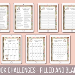 READING JOURNAL Digital Goodnotes, Digital Book Planner, Digital Tabs ...