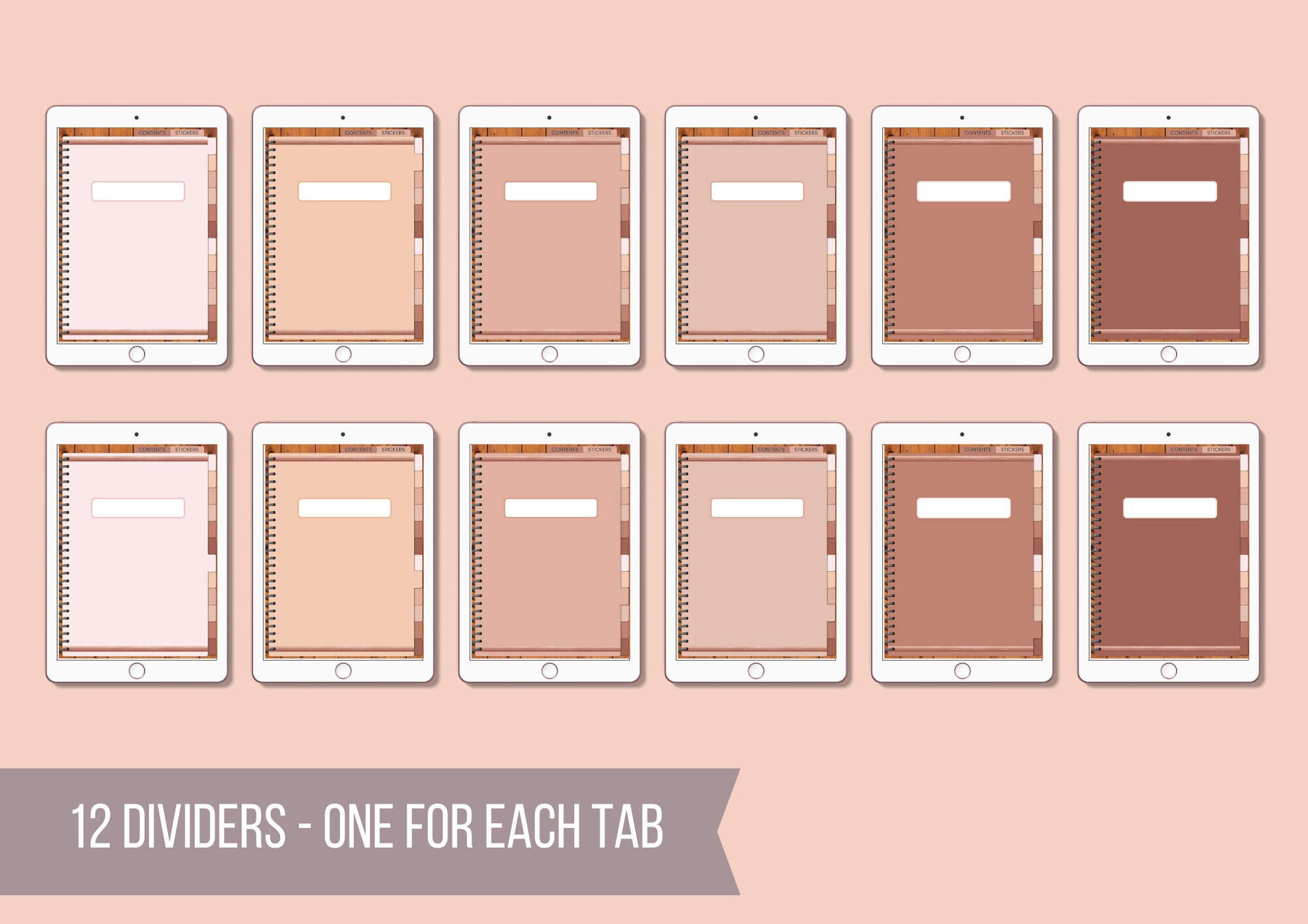 BOHO DIGITAL NOTEBOOK goodnotes digital diary journal | Etsy