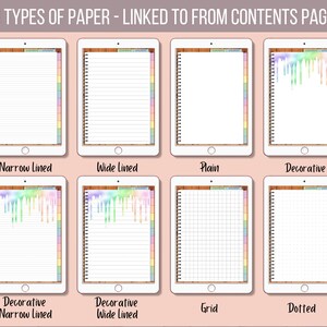 Rainbow DIGITAL NOTEBOOK Goodnotes Digital Diary Journal - Etsy UK