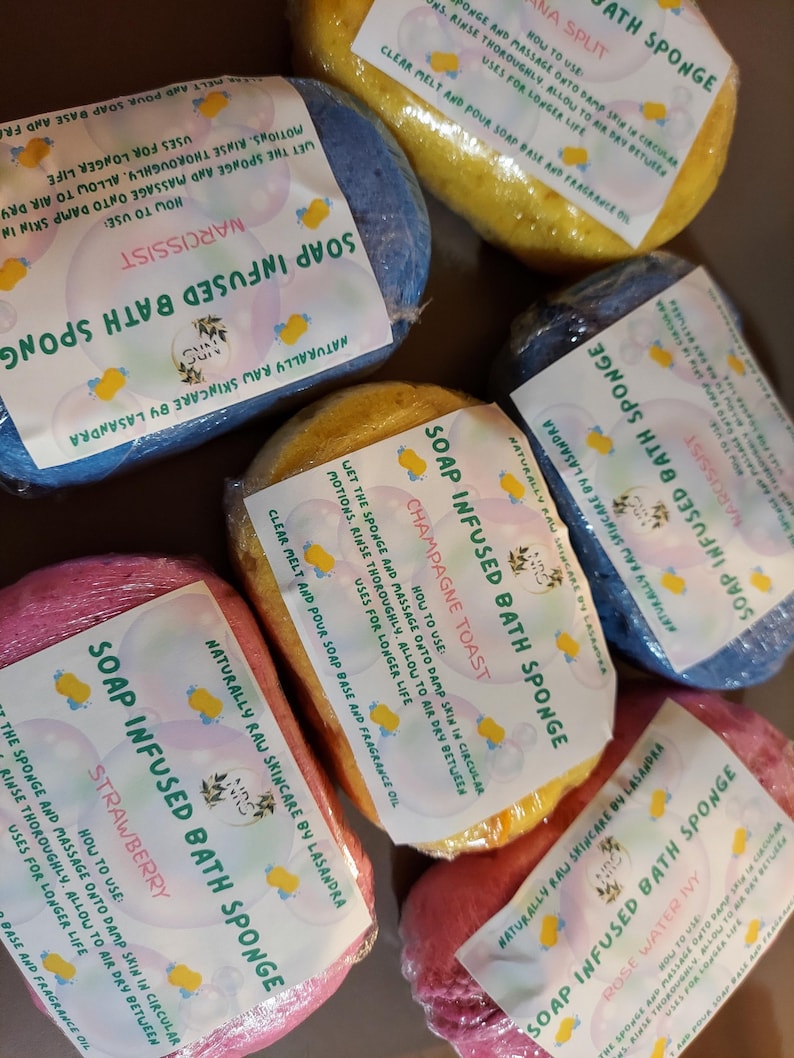 Infused Soap Sponge - Etsy