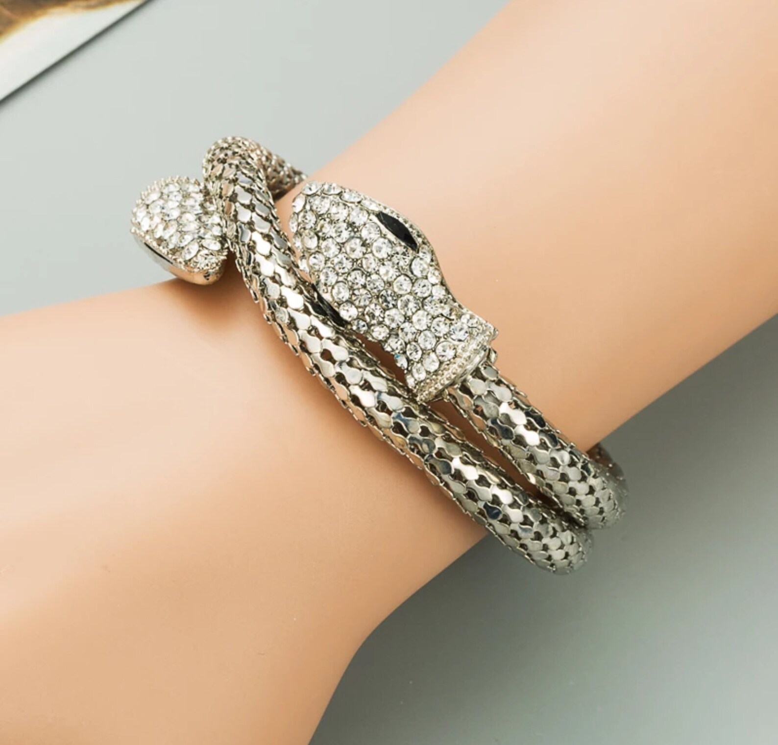 Snake Design Stretch Bracelet Bangle for Women. One Size. - Etsy UK