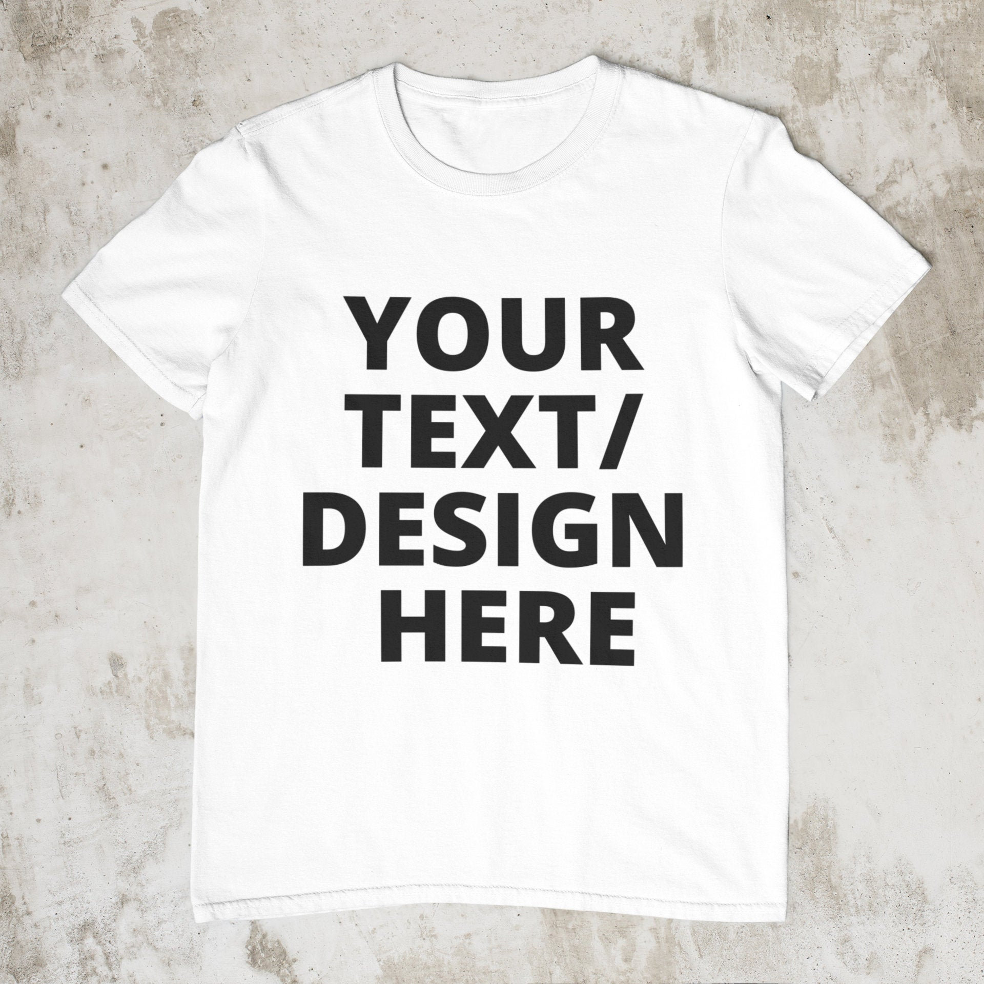 Custom Text Custom Design Customised T-shirt Unisex Men Women | Etsy