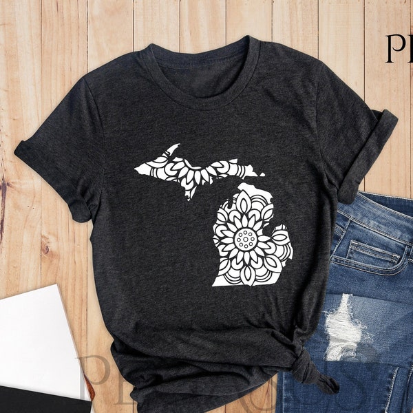 Michigan T Shirt - Etsy