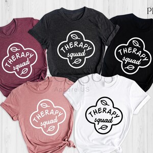 Therapy Squad Shirts, PT OT SLP Therapy Team Shirt, Therapy Shirt, Gift ...