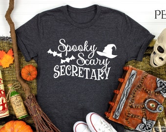 Spooky Scary Secretary Svg - Etsy
