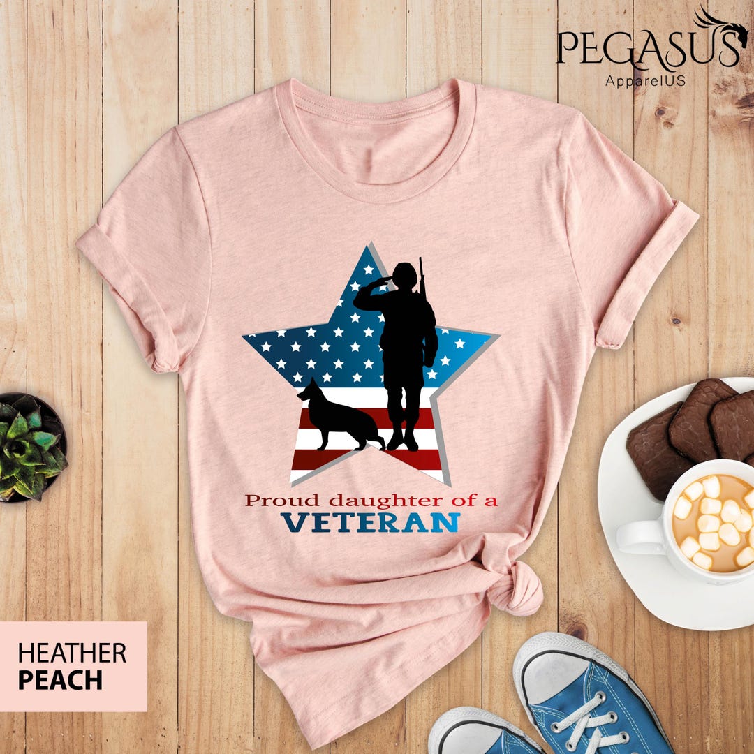 Proud Daughter of A Veteran Shirt, Veteran Daughter Shirt, Veteran ...