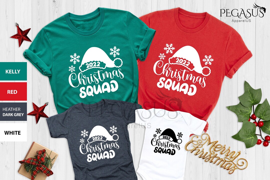 Christmas Squad Shirt Christmas Family Squad Shirts - Etsy