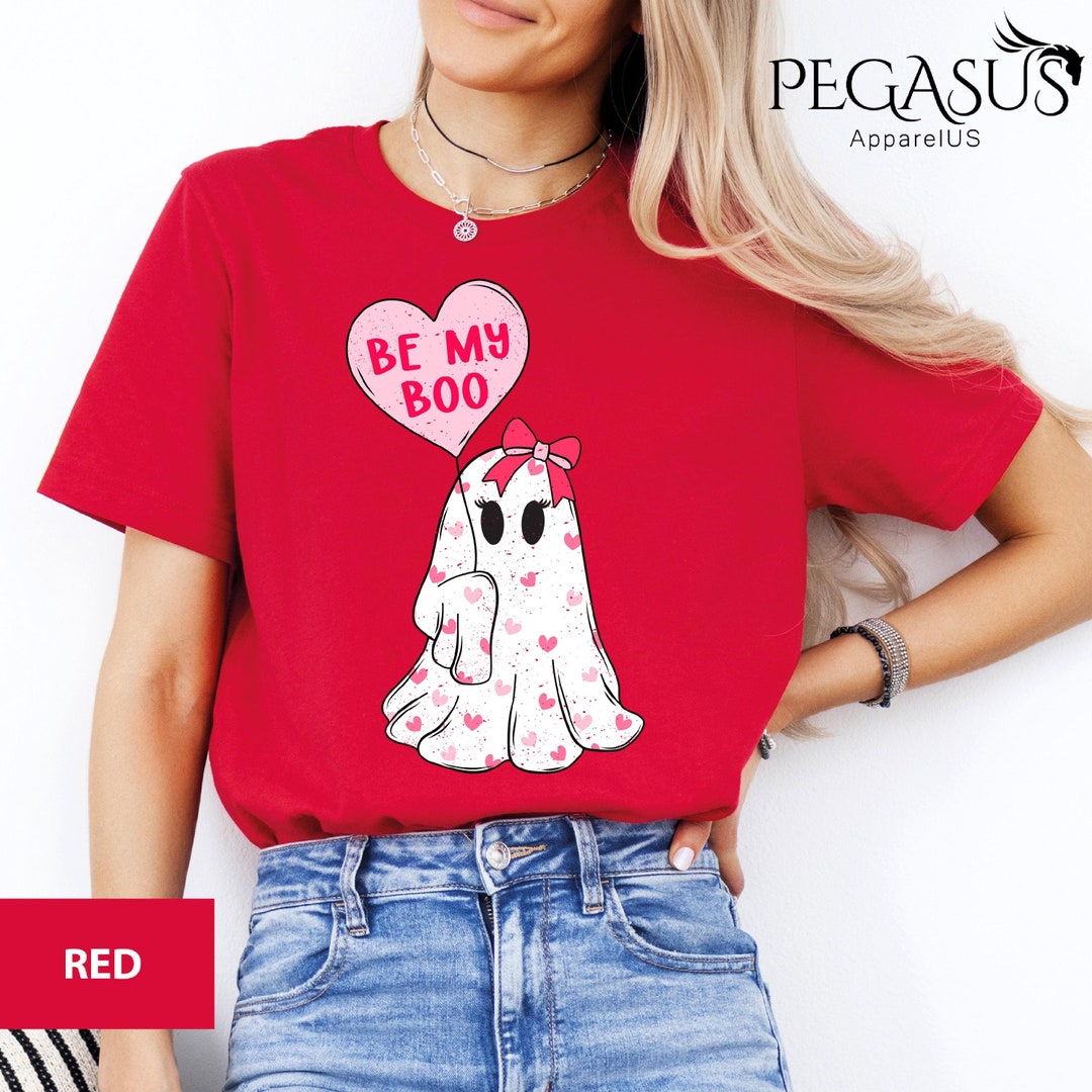 Be My Boo Cute Ghost Sweatshirt, Be My Boo Valentine Day Sweater ...