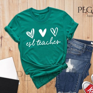 ESL Teacher Shirt, ESL Teacher Gift, Bilingual Teacher Shirt, ESL ...