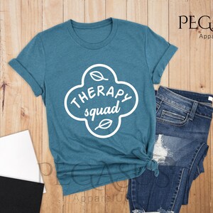 Therapy Squad Shirts, PT OT SLP Therapy Team Shirt, Therapy Shirt, Gift ...
