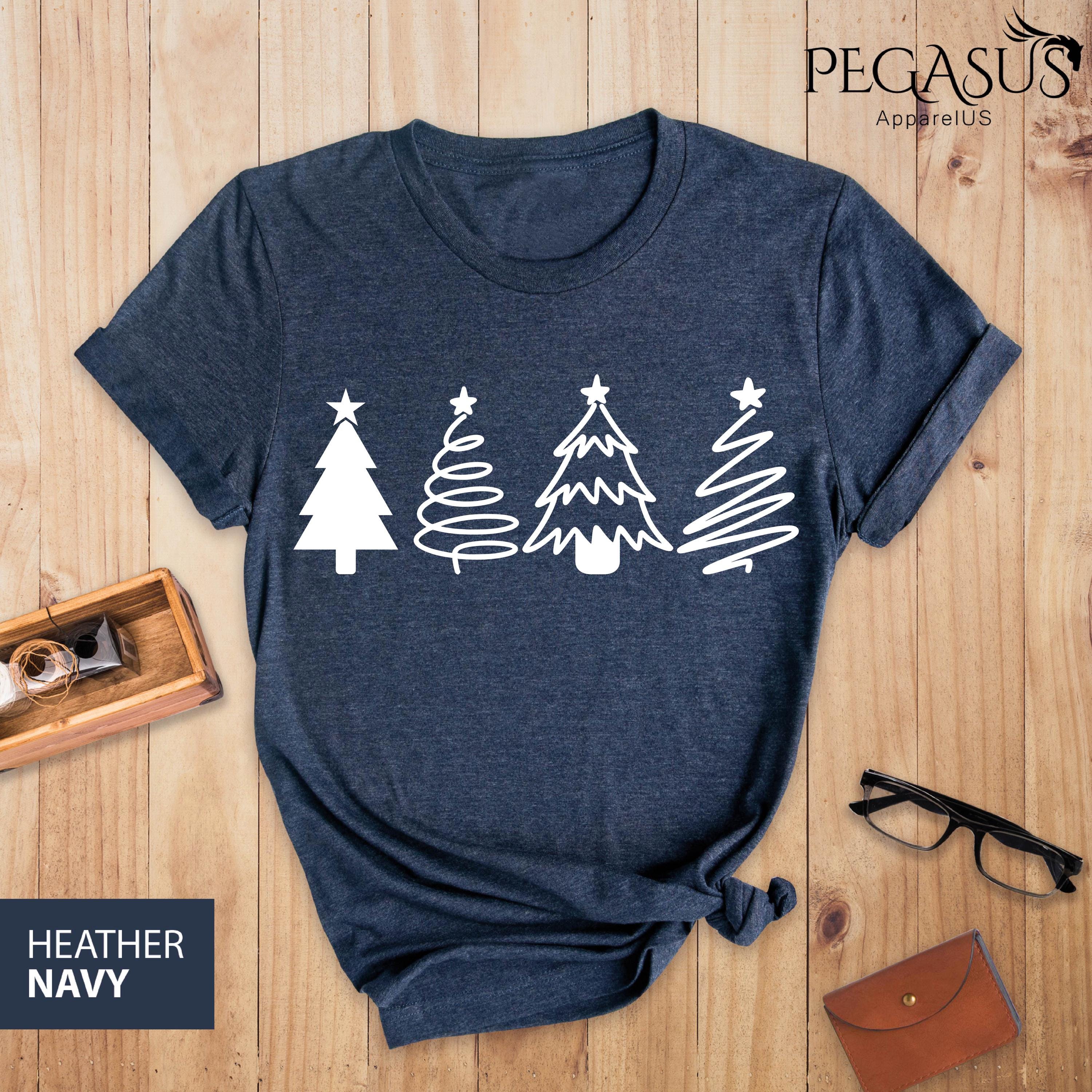 Christmas Trees Shirt, Pine Trees, Nature Lover Gift, Holiday Shirt ...