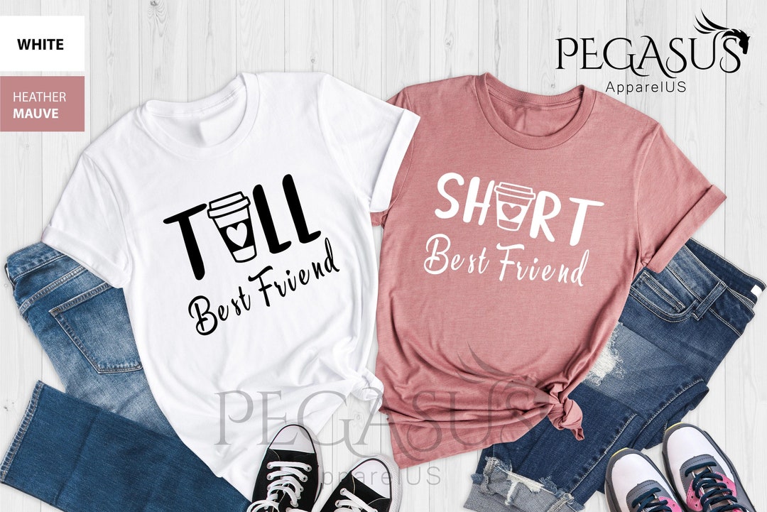 Tall Short Best Friend Shirt, Best Friend Shirts, Best Friend Matching ...