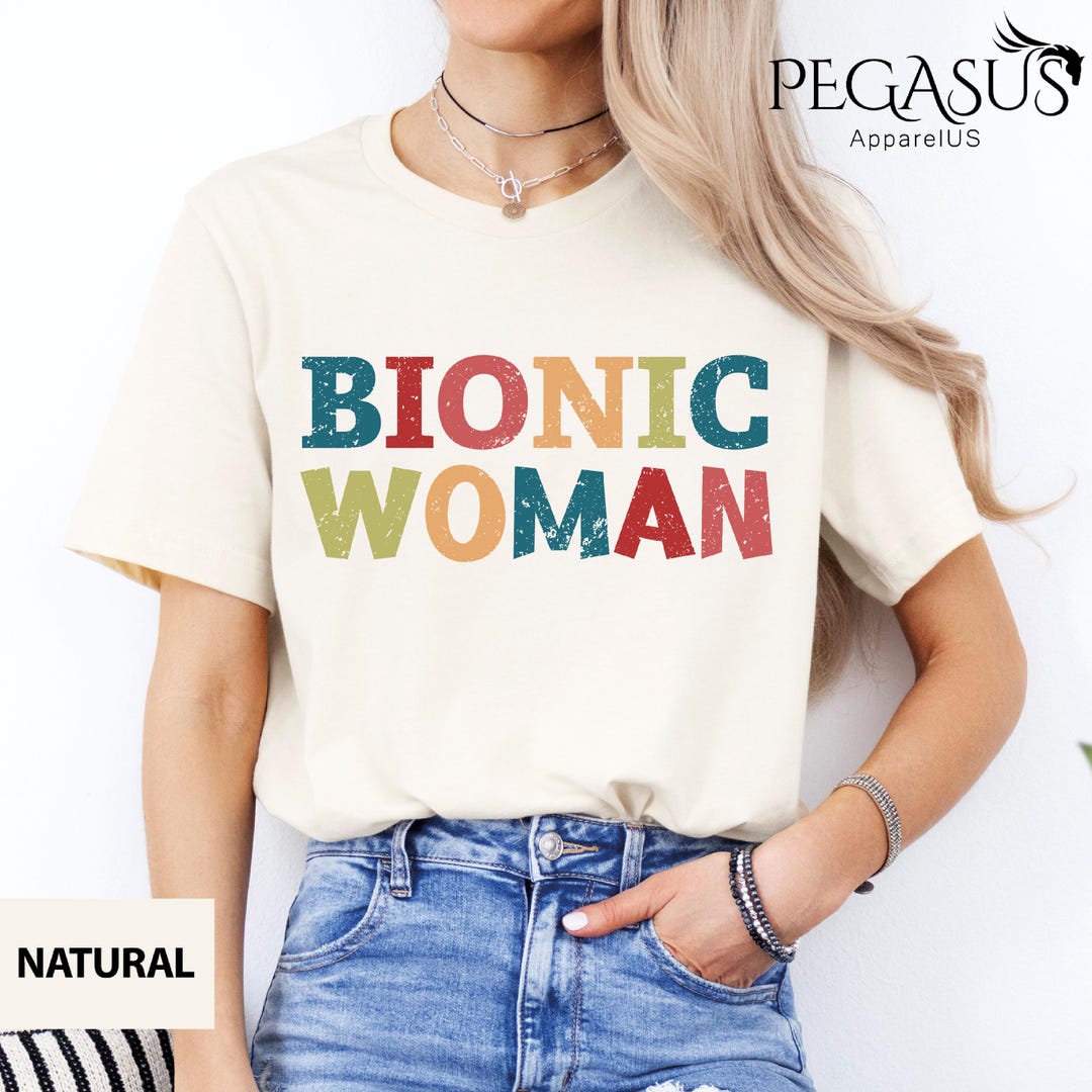 Bionic Woman Shirt, Knee Replacement Surgery, Bionic Knee Club Shirt ...