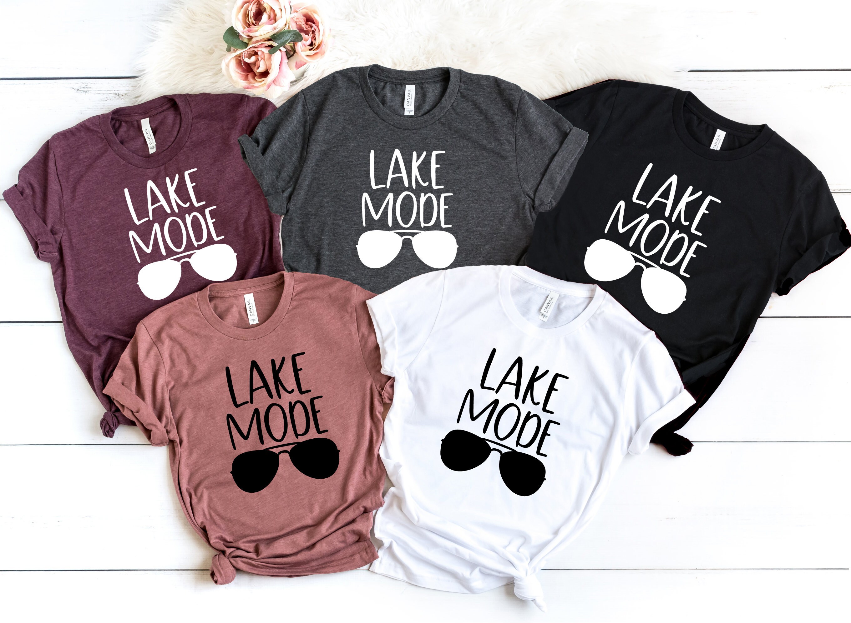 Lake Mode Shirt Funny Lake Shirt Lake Shirts Summer Shirt | Etsy