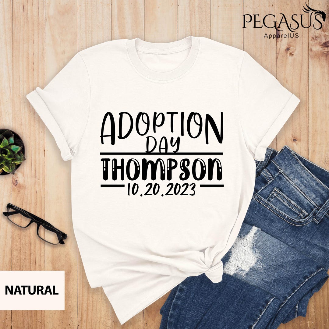Custom Adoption Day Shirt, Officially Adopted Shirt, Adoption Day Shirt ...