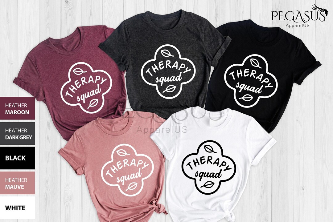 Therapy Squad Shirts, PT OT SLP Therapy Team Shirt, Therapy Shirt, Gift for Therapist, Therapy ...