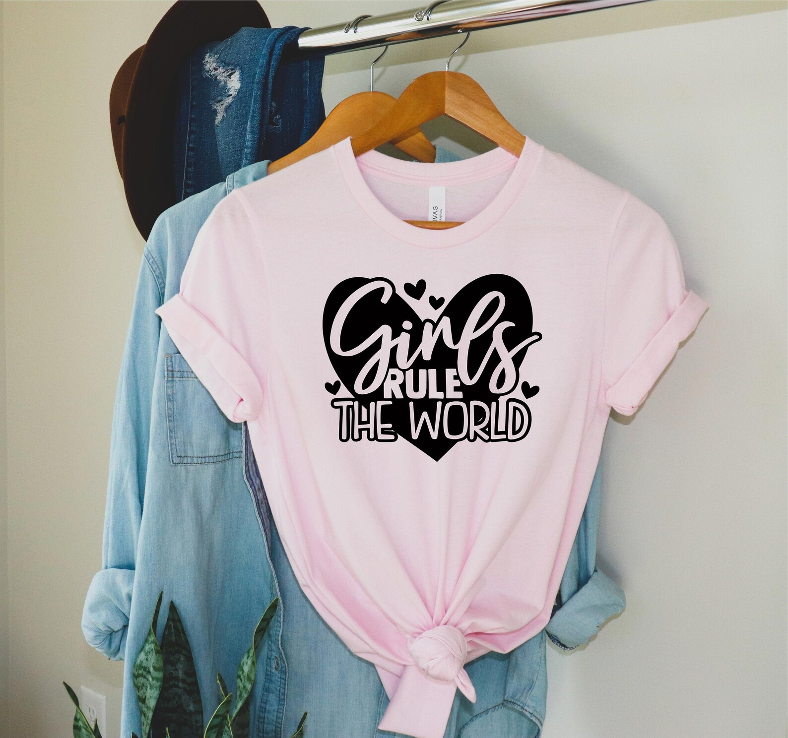 Girls Rule The World Shirt Feminist Tee Girls Power Shirt | Etsy