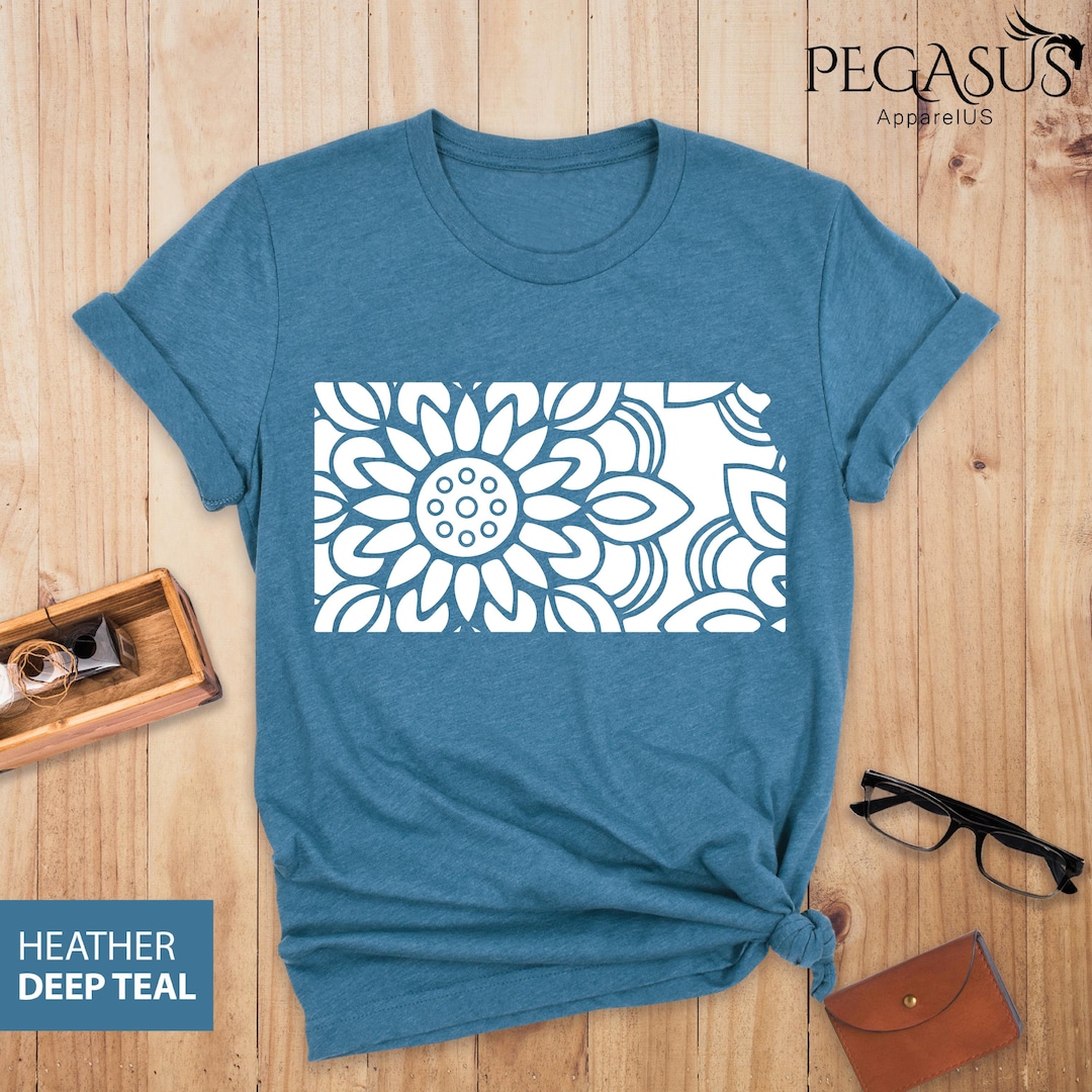 Kansas Mandala Shirt, Kansas Chiefs Shirt, Kansas Love Shirt, Kansas ...