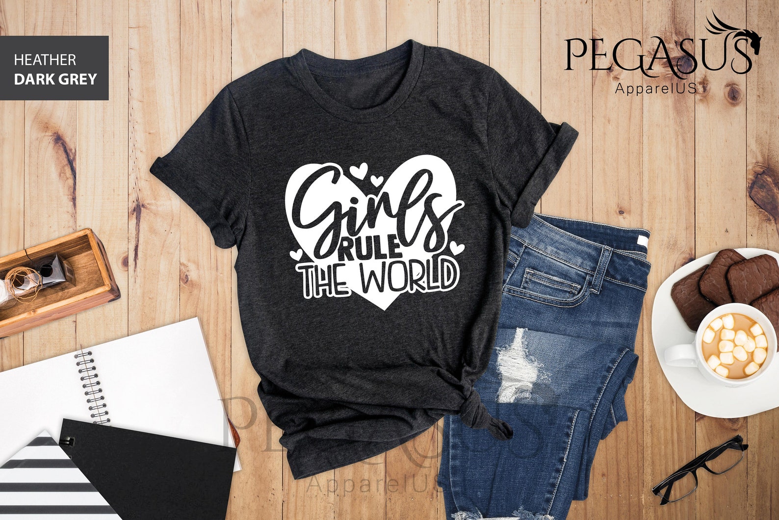 Girls Rule the World Shirt Feminist Tee Girls Power Shirt - Etsy