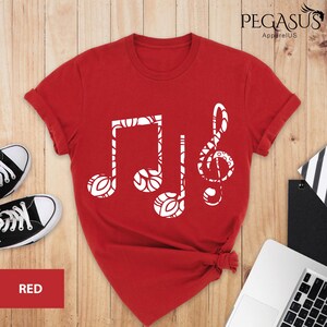 Musical Notes Mandala Shirt, Music Teacher Shirt, Gift for Music ...