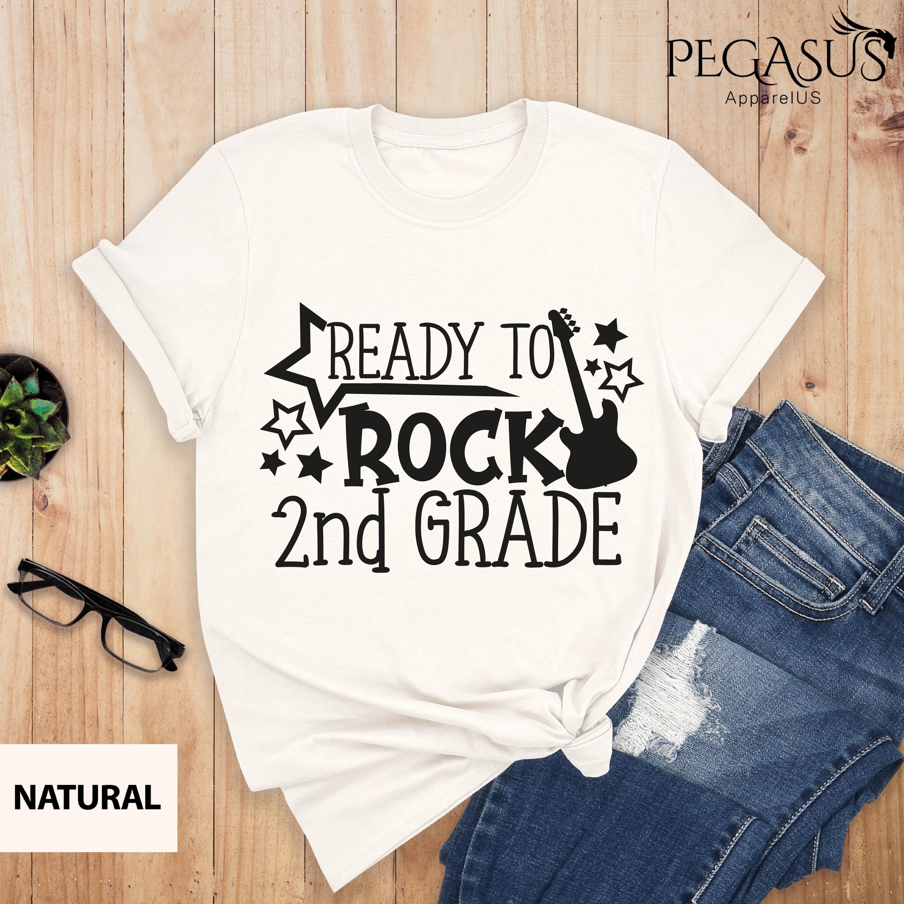 Ready to Rock 2nd Grade Shirt, Back to School T-shirt, School Group ...