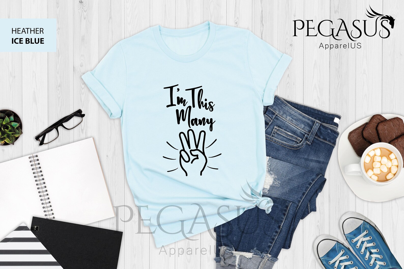 I'm This Many Shirt Toddler 3 Year Old T-shirt Cute for - Etsy