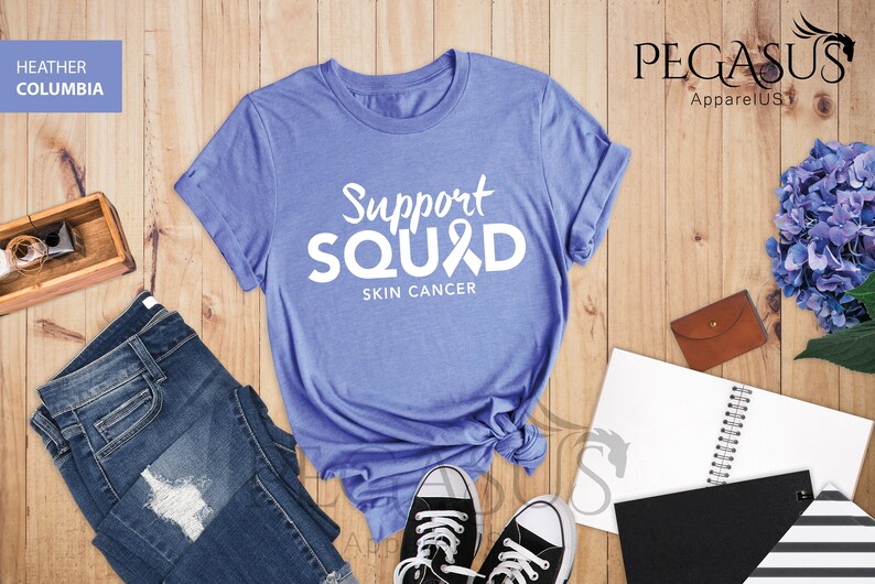 Support Squad Skin Cancer Shirt Team Cancer Shirt Custom - Etsy