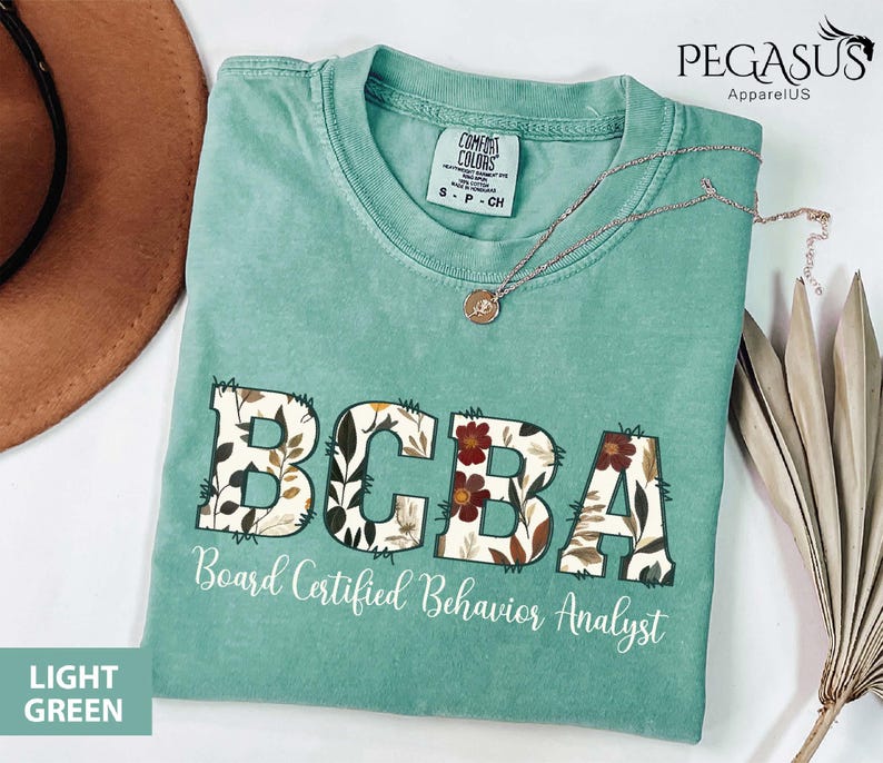 Comfort Colors® BCBA Shirt, Board Certified Behavior Analyst Tshirt ...