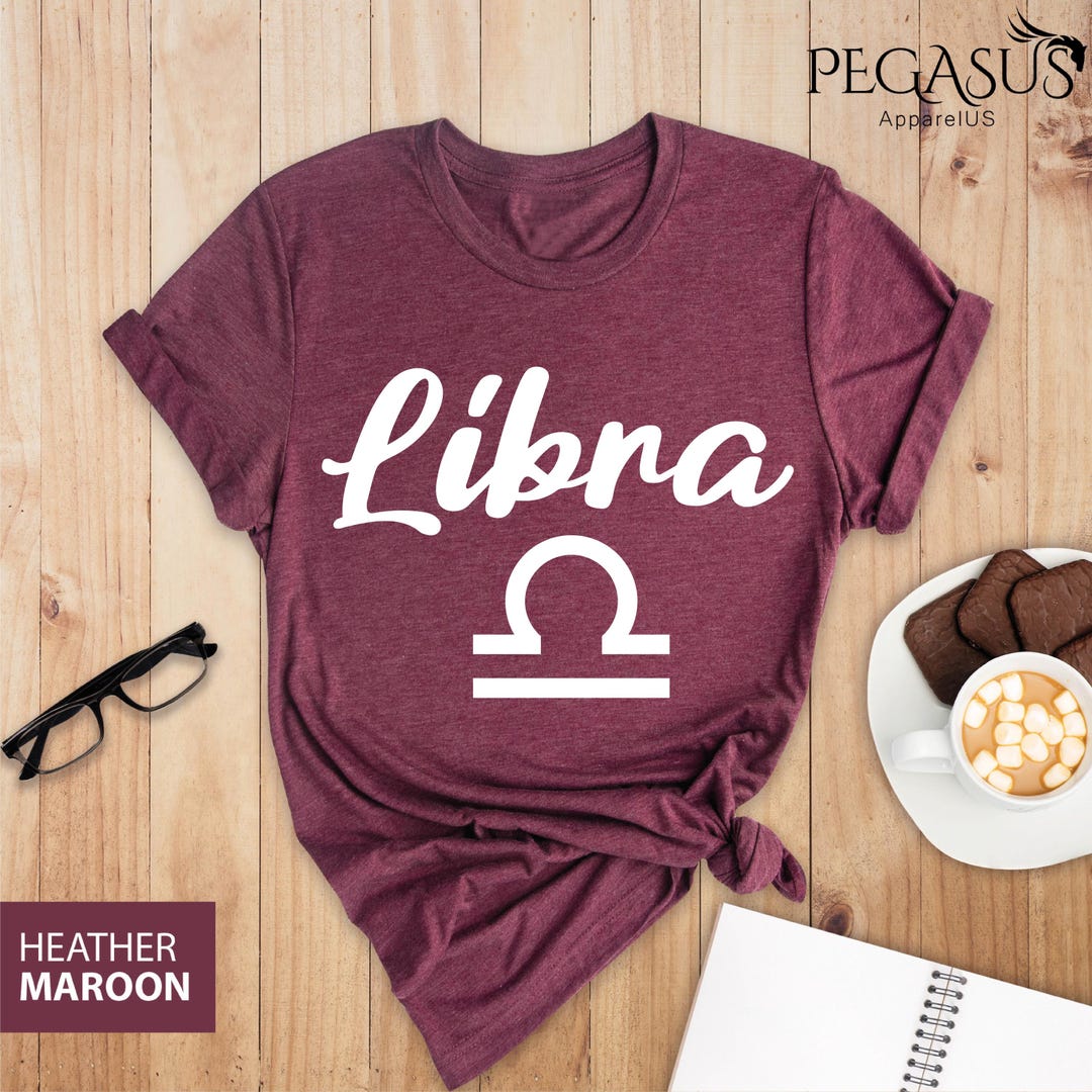 Libra Shirt, Zodiac Sign, Zodiac Sign Birthday Gift, Libra Shirts for ...