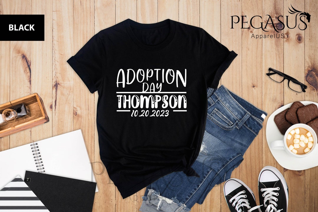 Custom Name Adoption Day Family Shirts, Adoption Day Shirt, Matching ...