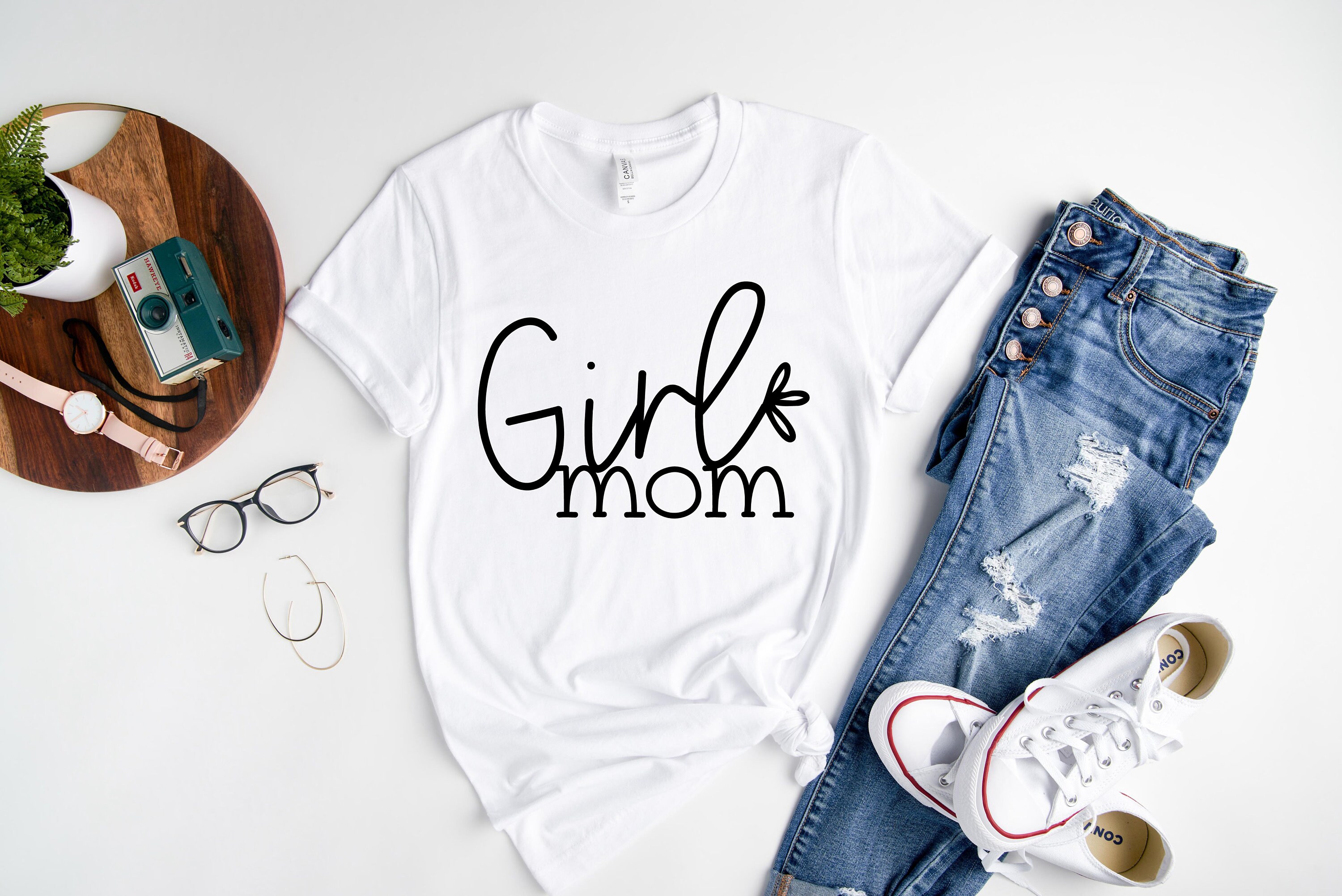 Girl Mom Shirt Girl Mom T Shirts Mom Of Girls Shirt Mom Of Etsy