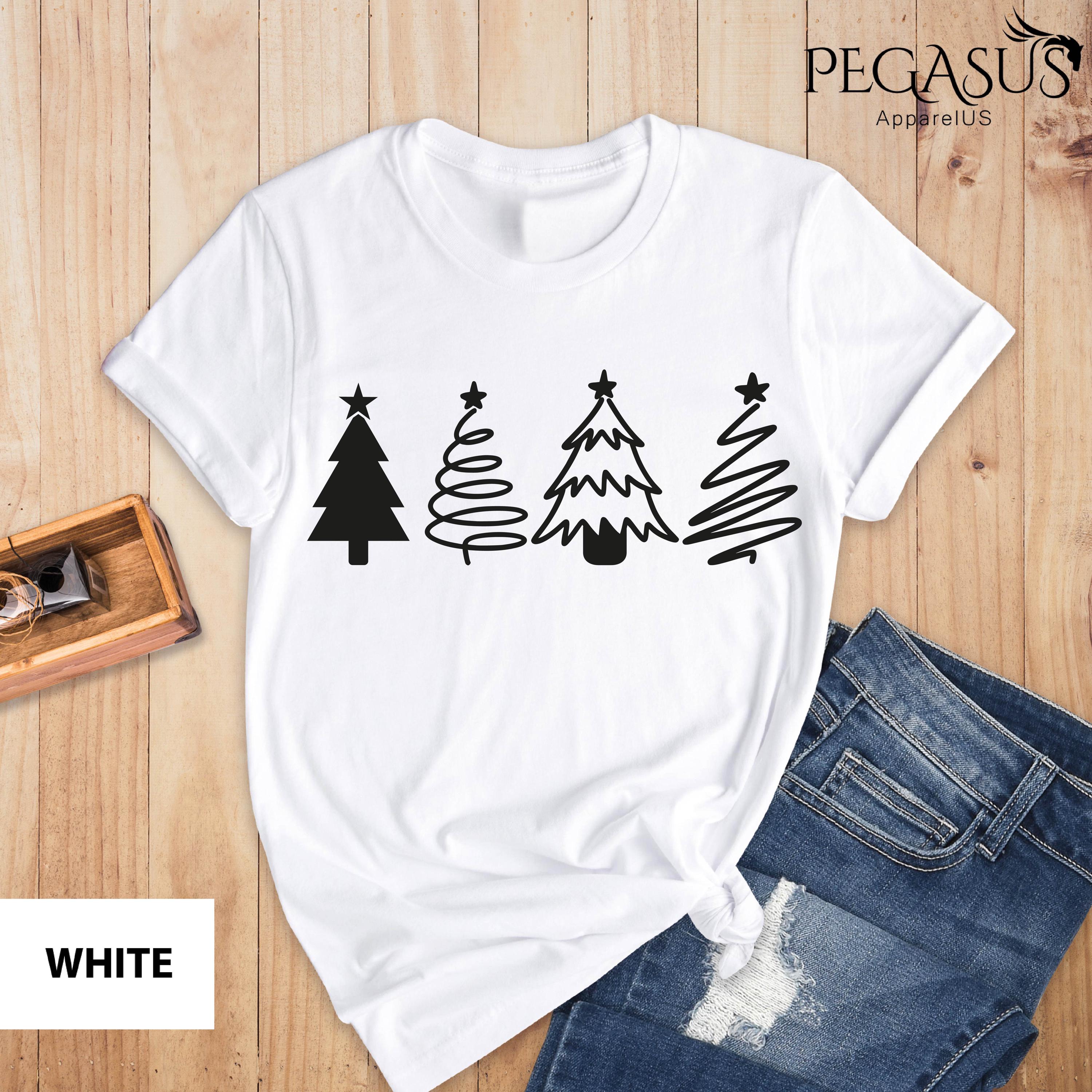 Christmas Trees Shirt, Pine Trees, Nature Lover Gift, Holiday Shirt ...
