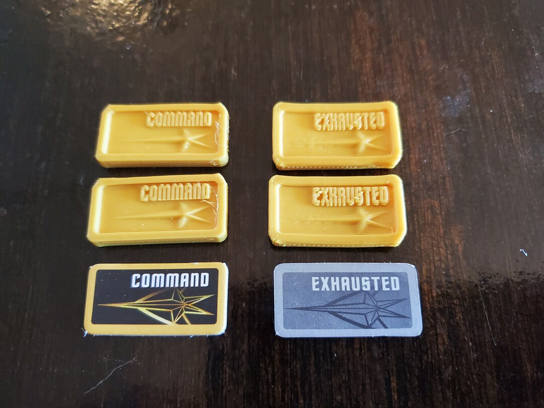 Star Trek Ascendancy Command Tokens - Etsy