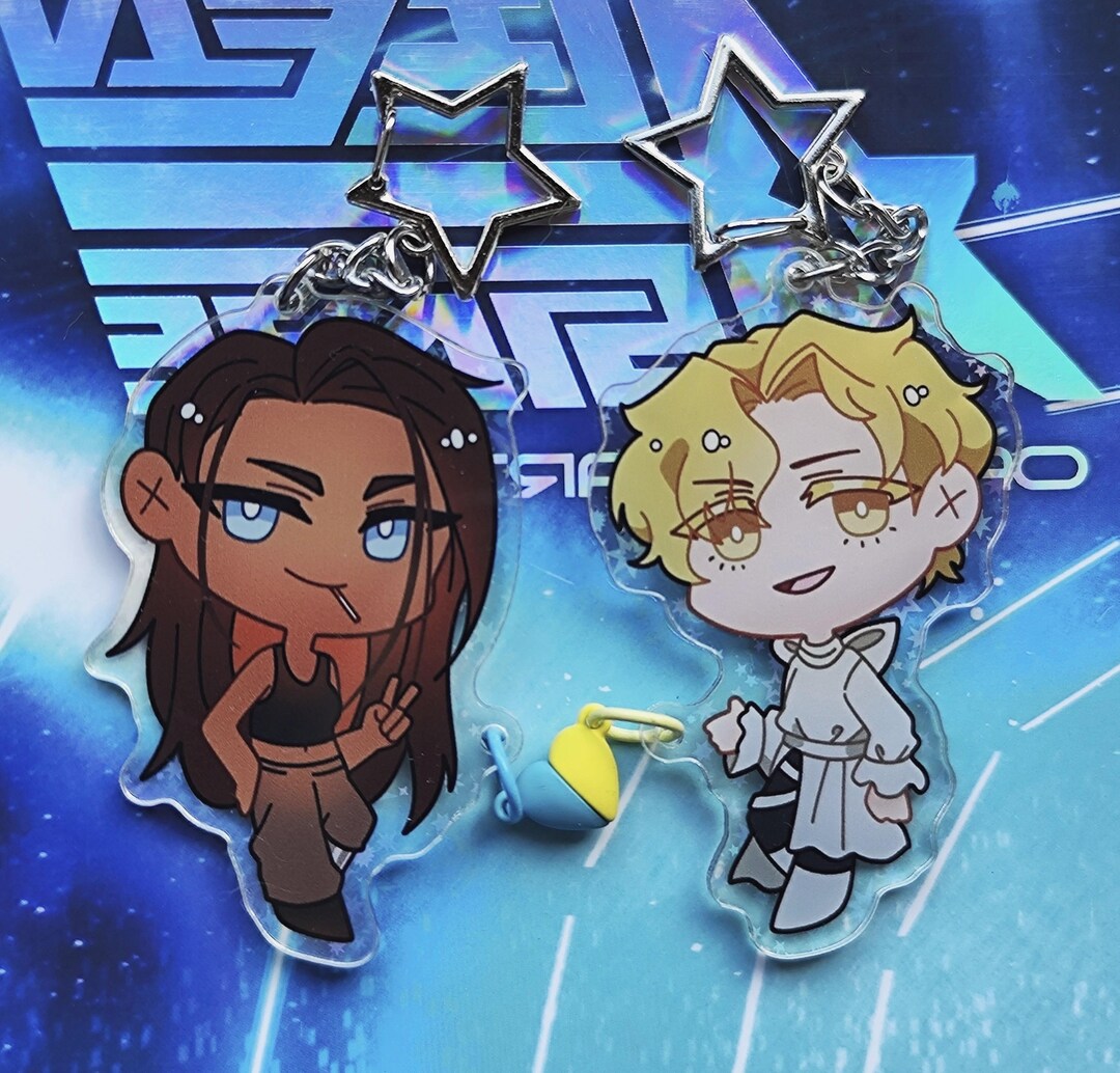 Alien Stage Keychain Magnet Heart - Hyuluka - ALNST - Hyuna and Luka - Etsy