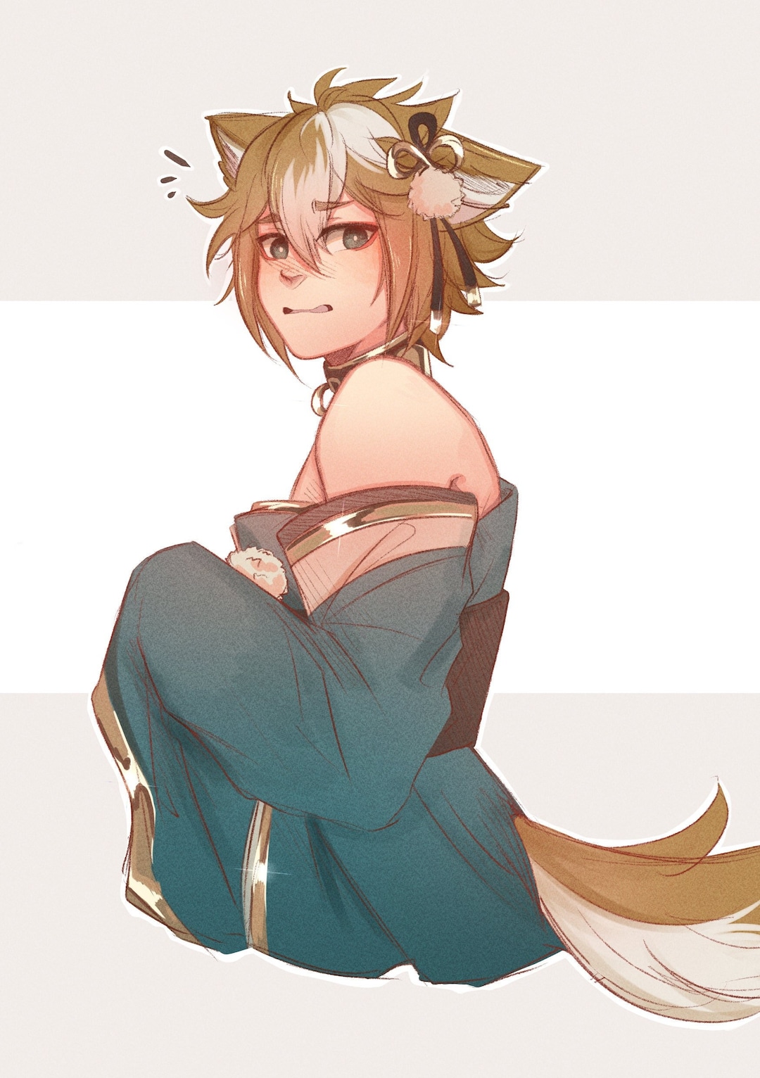 Genshin Impact Gorou Print 1 - Etsy