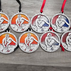 Custom Curling Ornament, Curling Gift, Personalized Curling Ornament ...