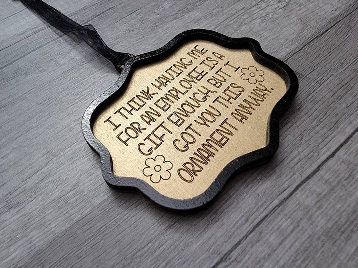 Boss Ornament Employee Ornament Work Christmas Gift Boss - Etsy