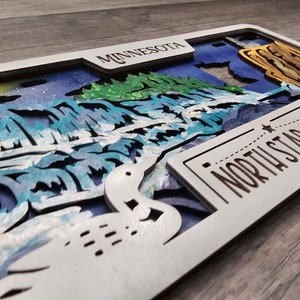 Minnesota Sign, Custom State Sign, Personalized State Sign, Customized ...