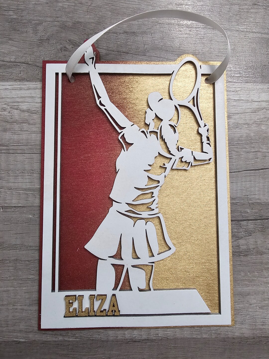 Personalized Tennis Sign, Custom Tennis Sign, Personalized Team ...