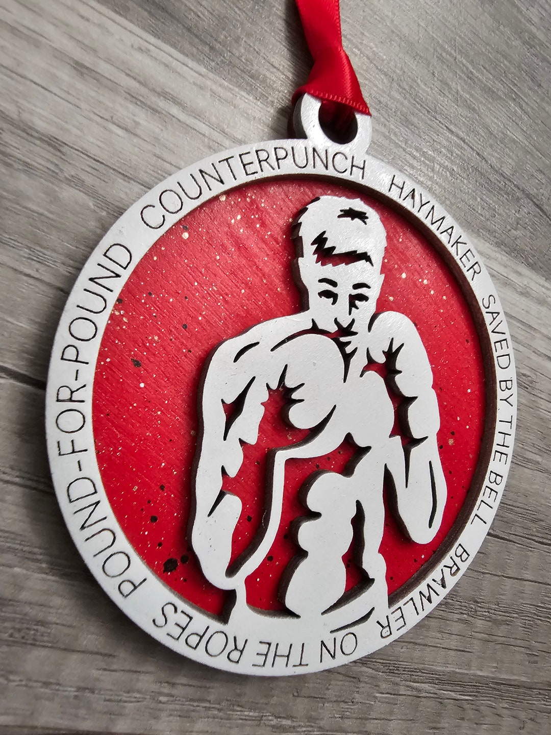 Personalized Boxing Christmas Ornament: Custom Martial Arts Gift - Etsy