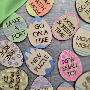 Easter Egg Reward Tokens: Scavenger Hunt Fillers, Kids Easter Gift - Etsy