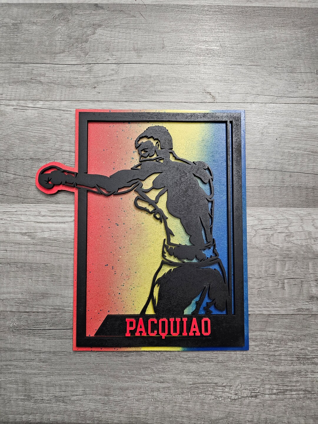 Personalized Boxing Sign: Custom Martial Arts Wood Decor - Etsy
