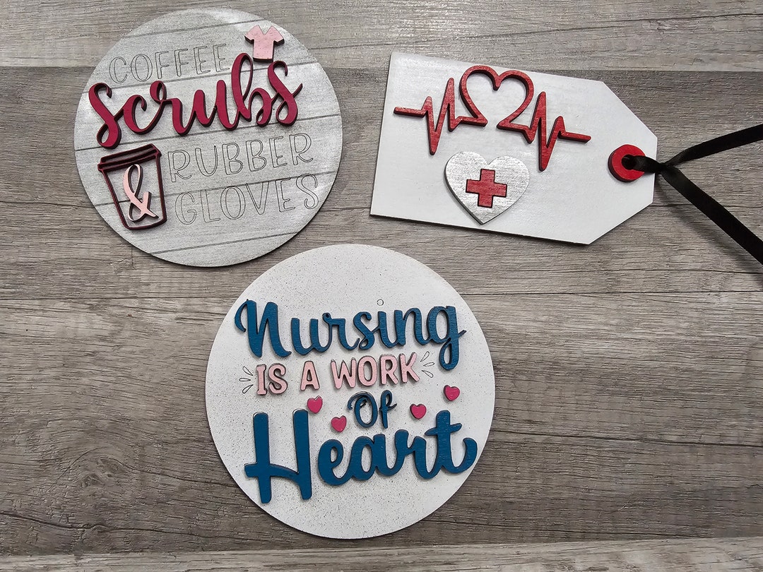 Personalized Nurse Ornament, Custom Nurse Ornament, Healthcare Worker ...