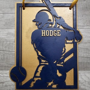 Baseball Sign, Personized Baseball Jersey Sign, Senior Baseball Gift ...