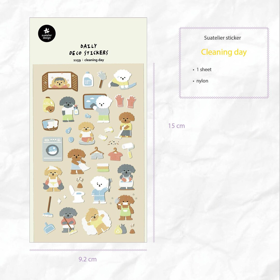 Suatelier Stickers | Cleaning Day, Hodoo, Merry Hodoo, Work | for ...