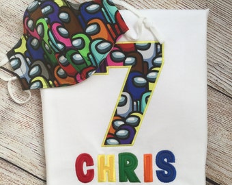 Among Us Birthday T Shirt | Etsy