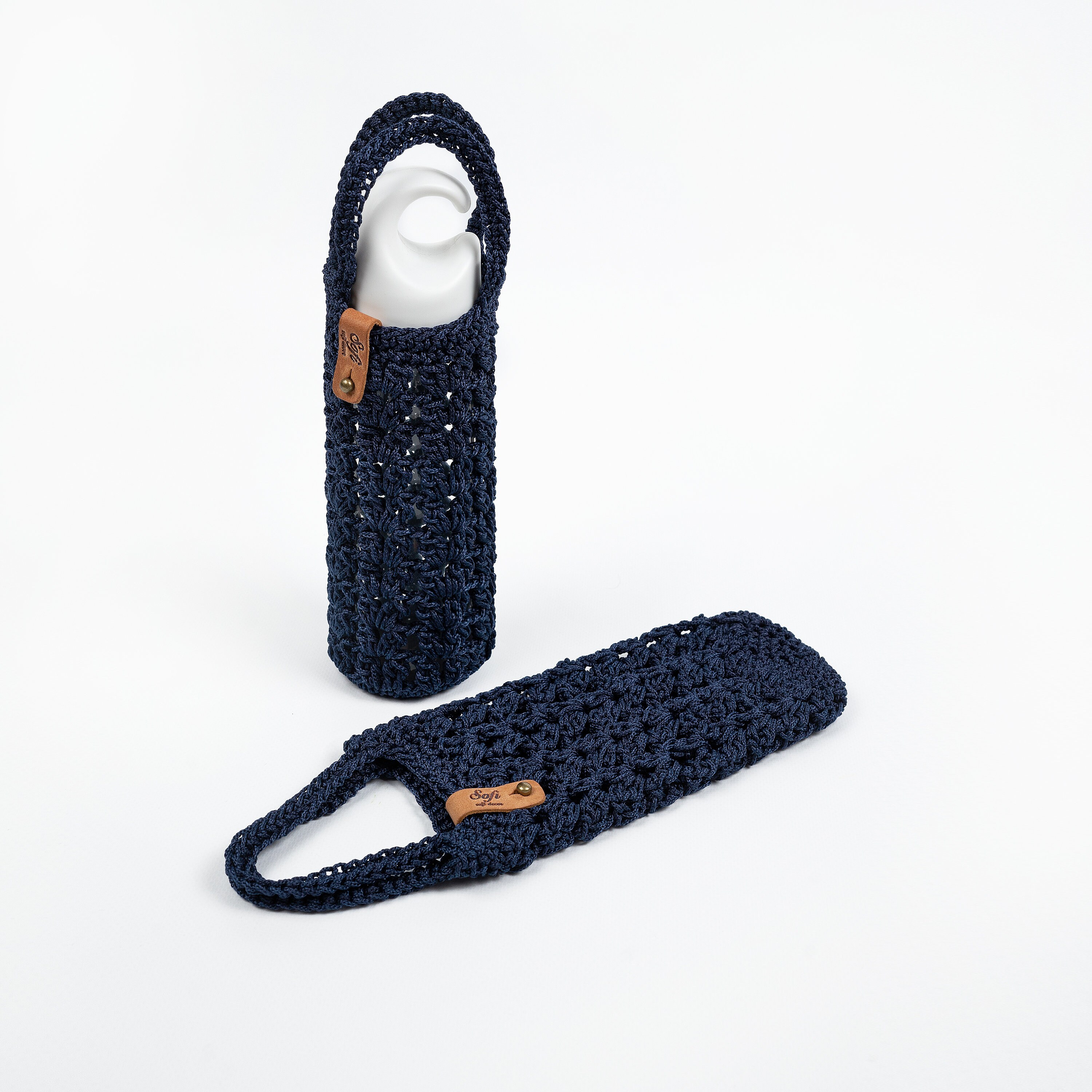 Wine Bottle Crochet Bag - Etsy
